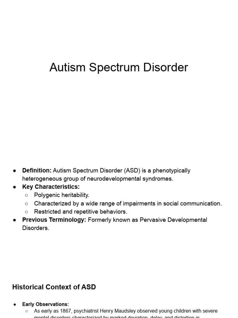 Understanding Autism Spectrum Disorder | PDF | Autism | Attention ...
