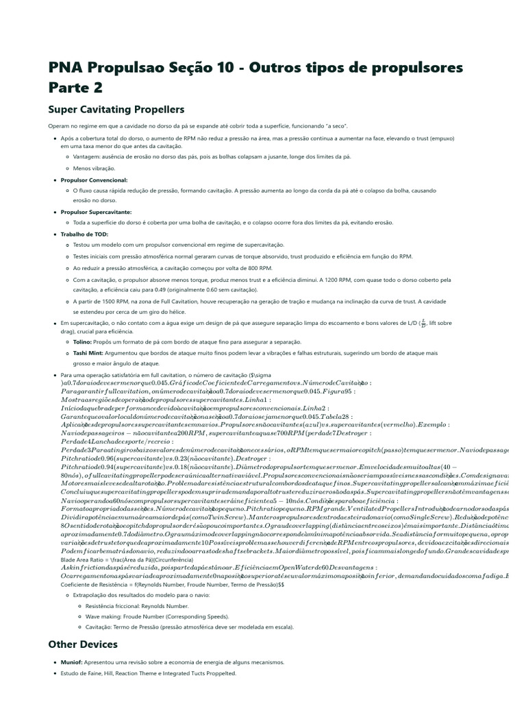 PNA Propulsao Seção 10 - Outros tipos de propulsores Parte 2 | PDF ...