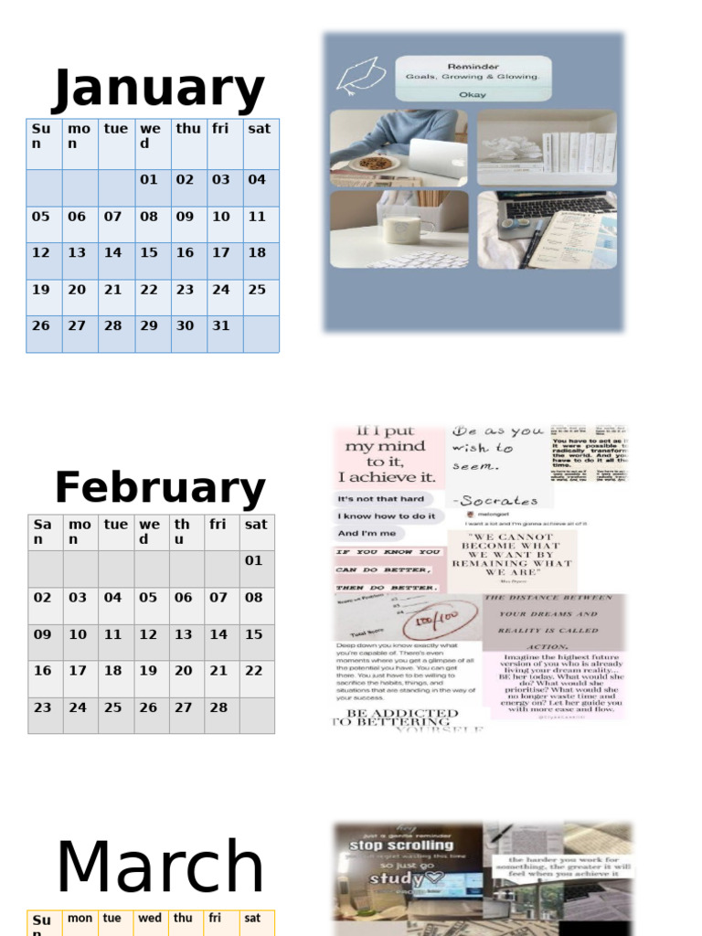 2025 Calender | PDF