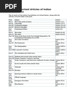 Indian Constitution Chart | PDF