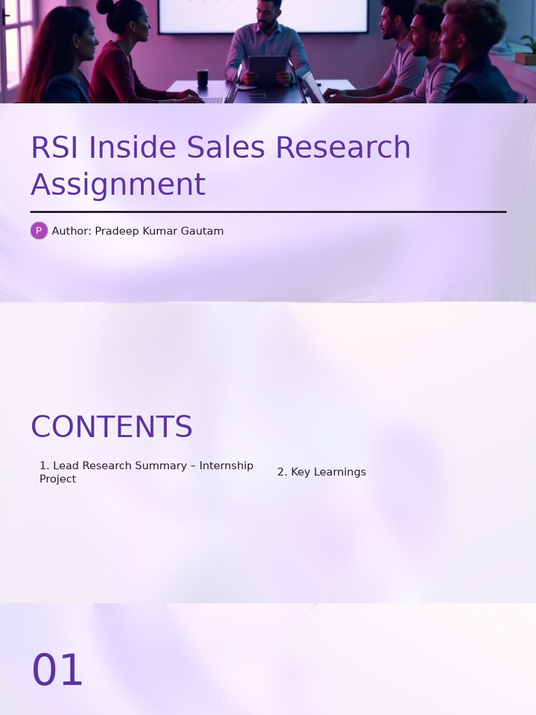 Presentation Rsi Inside Sales Research | PDF | Linked In