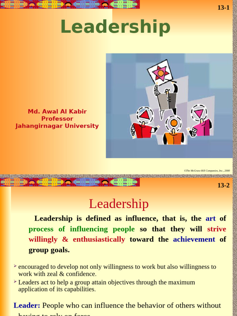 Hersey and Blanchard's Leadership Theory | PDF | Leadership ...