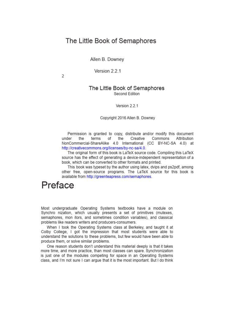 Understanding Semaphores in Depth | PDF | Thread (Computing) | Computer ...