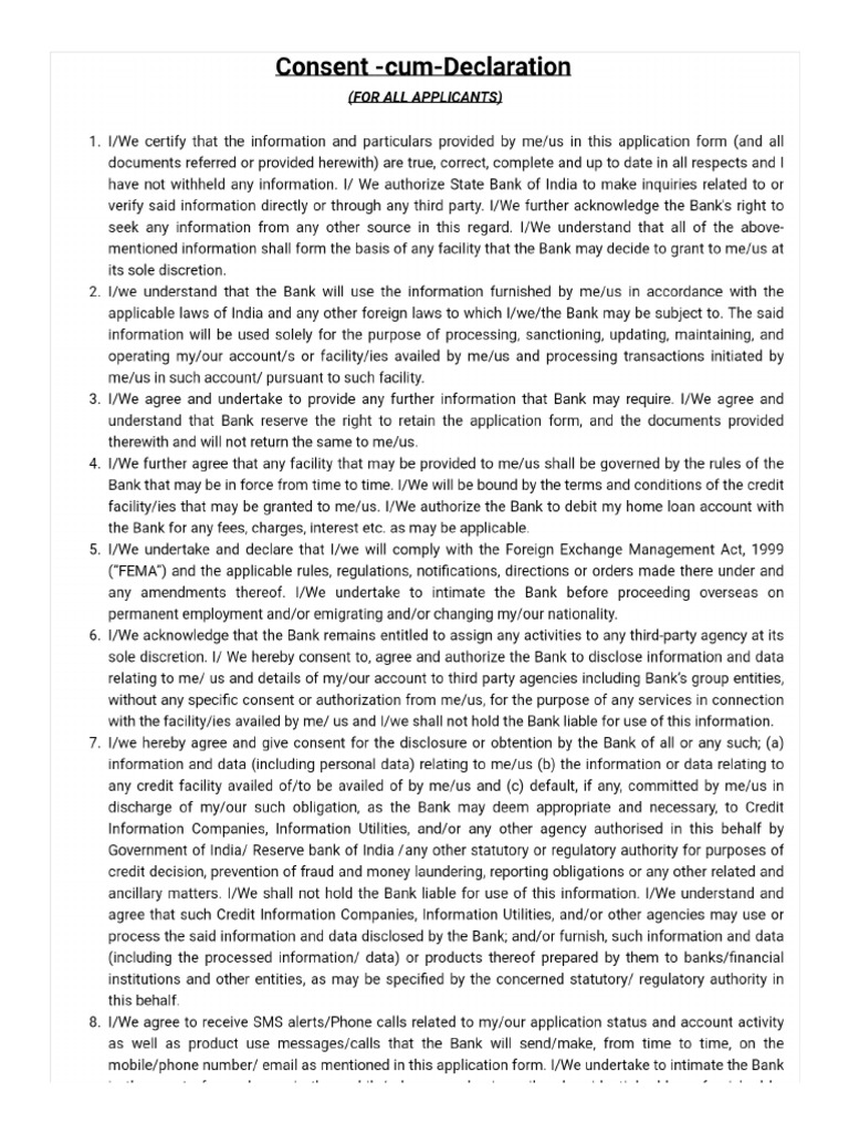Consent File | PDF