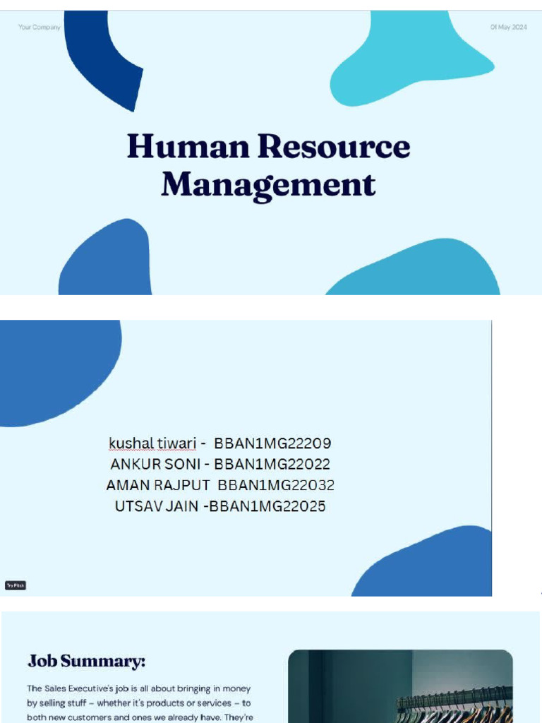 PBL Assignment HRM | PDF