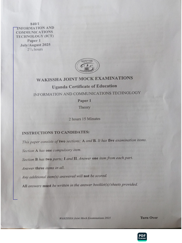 Ict Mock | PDF