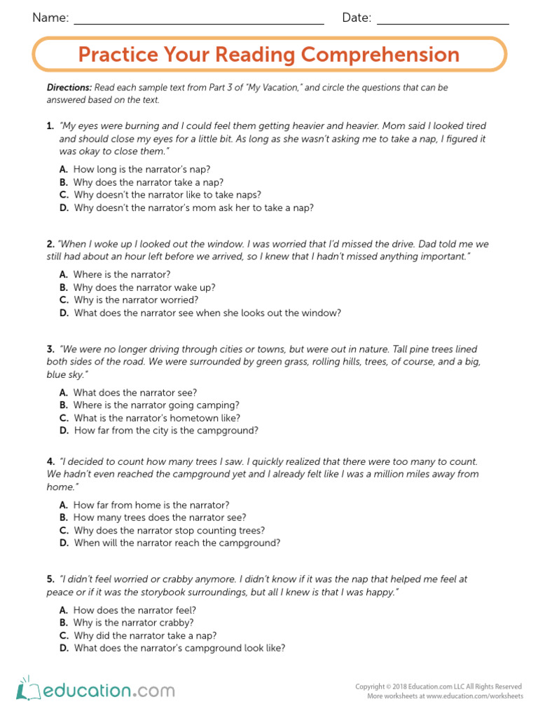 Practice Your Reading Comprehension | PDF