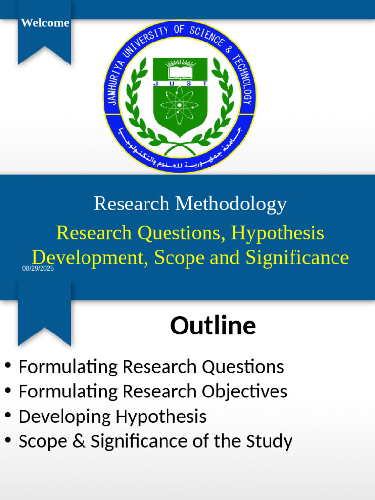 Research Questions & Hypothesis Development | PDF | Internet Of Things ...