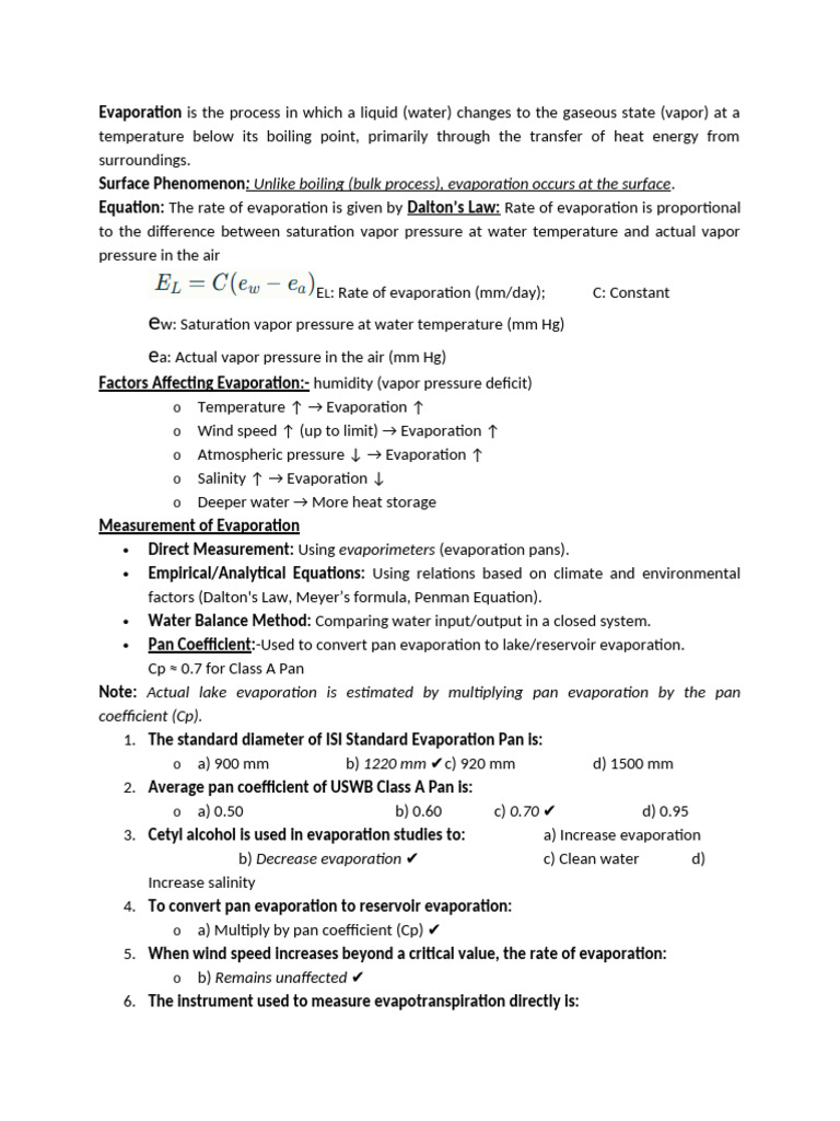 Chapter 2 Precipitation | PDF | Evapotranspiration | Evaporation