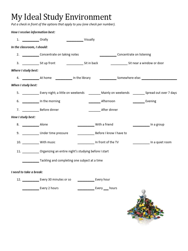 Ideal Study Environment Checklist | PDF | Chess | Chess Openings