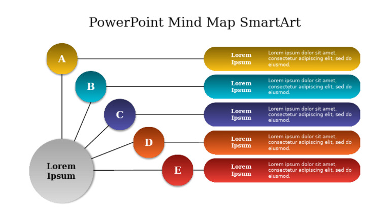 88628-PowerPoint Mind Map SmartArt | PDF