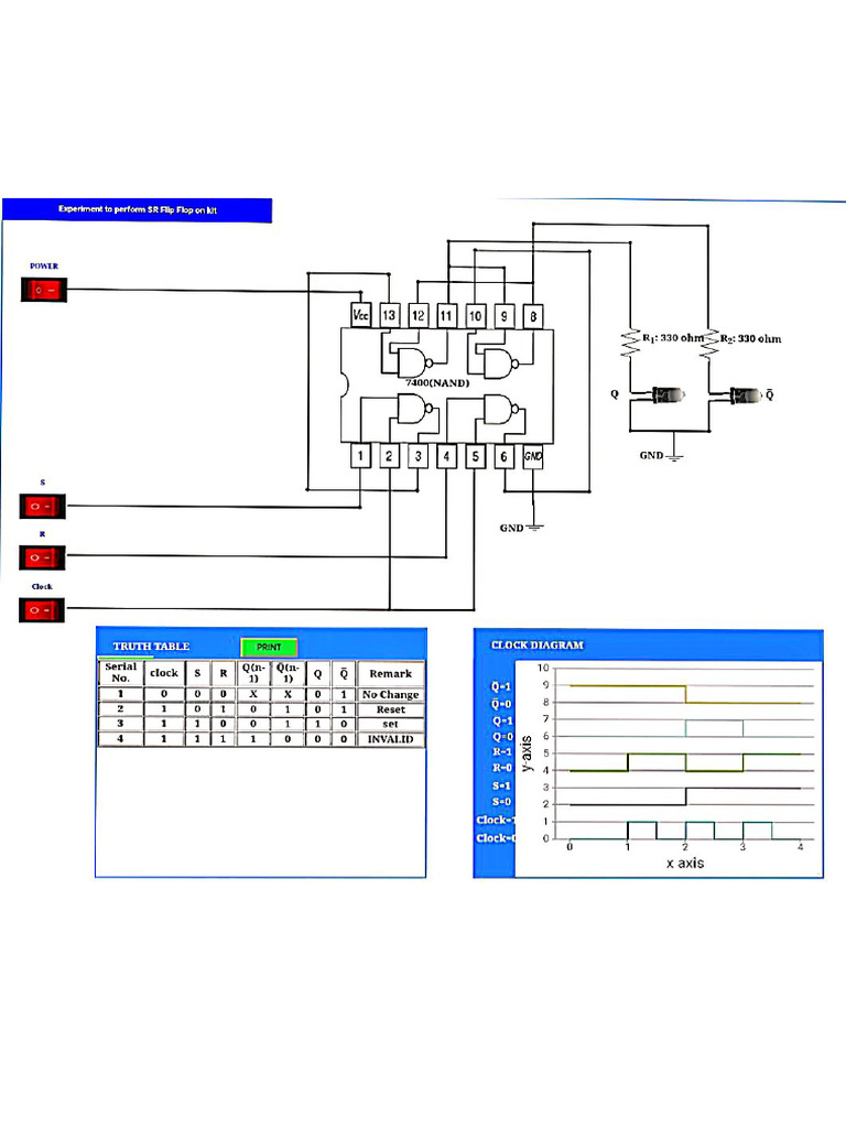 Flop Using Gates | PDF