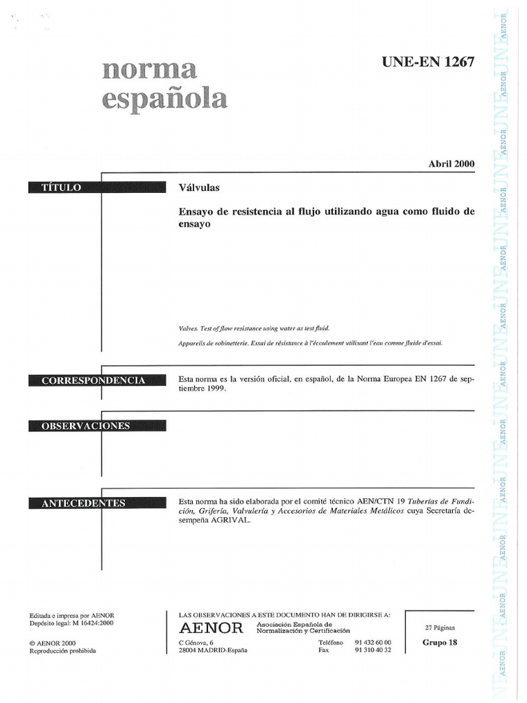 Une-En 1267 | PDF