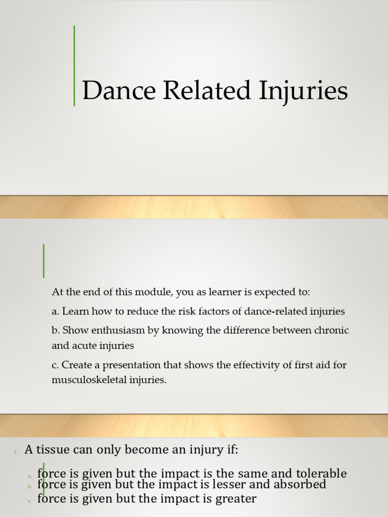 Preventing Dance-Related Injuries | PDF | Human Diseases And Disorders ...