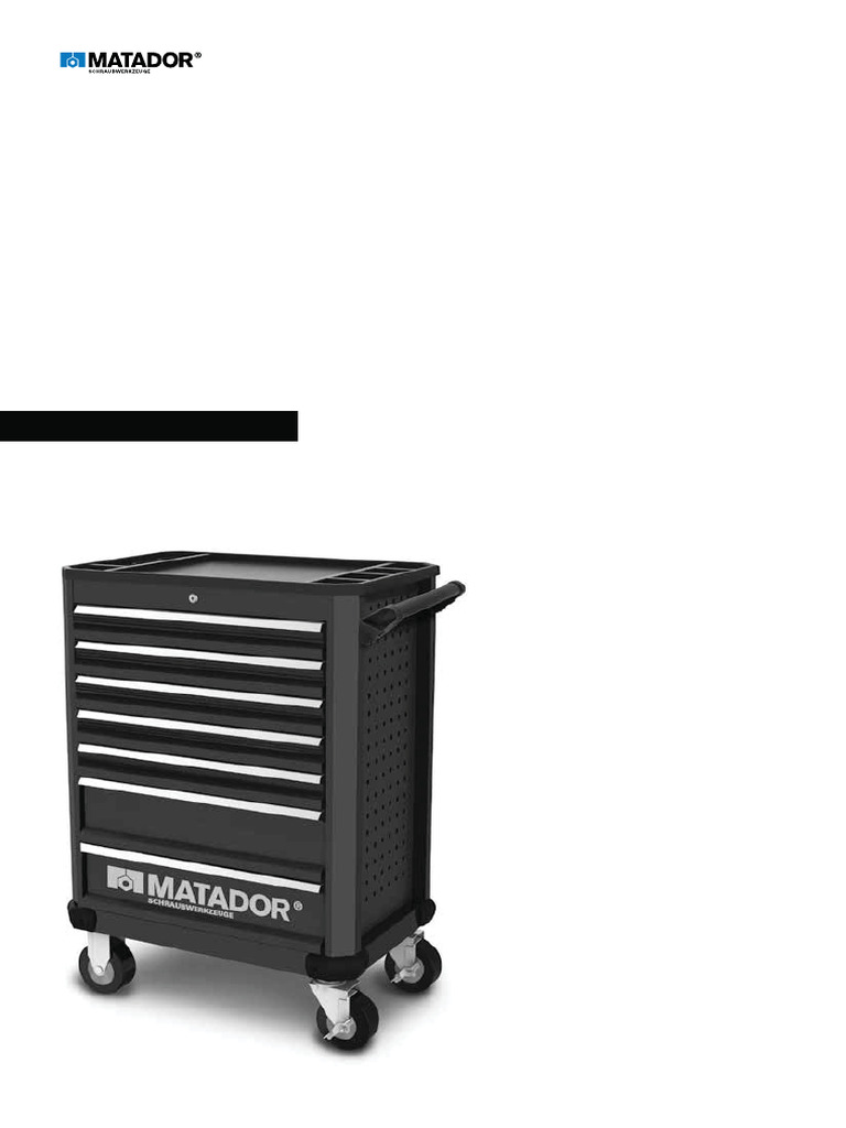 MATADOR Workshop Trolley Catalogue | PDF