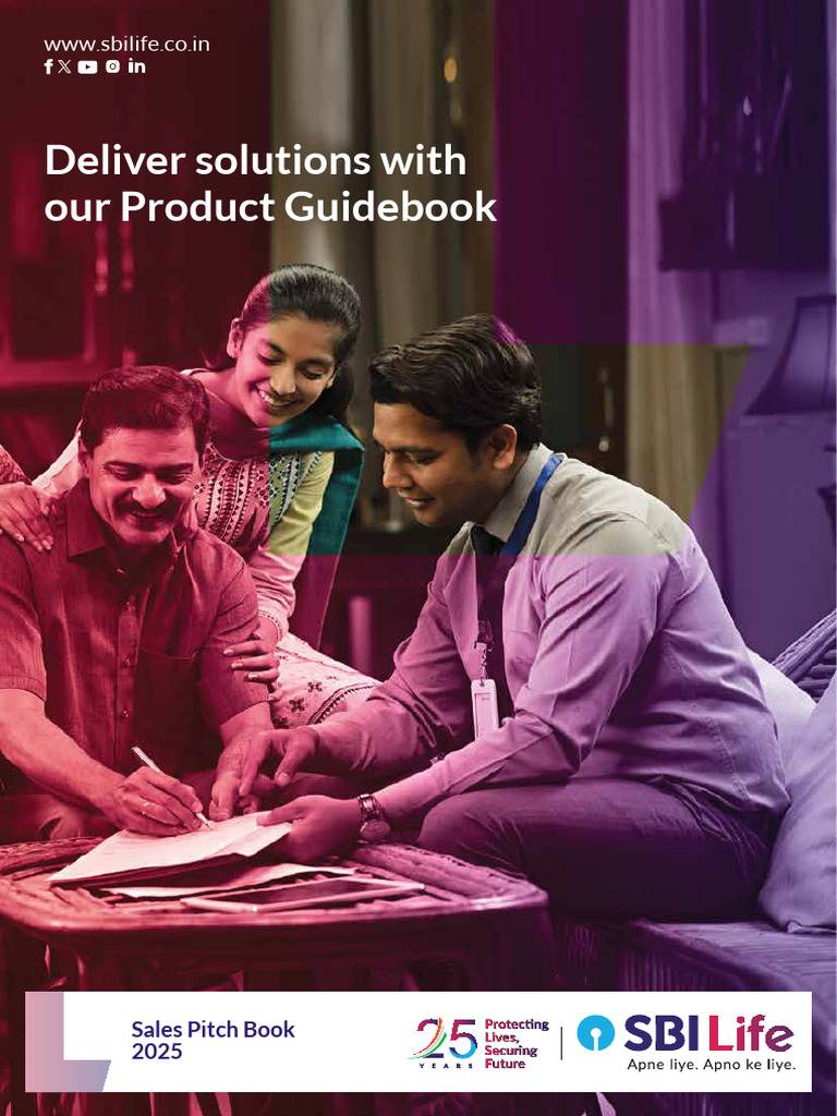SBI Life Sales Pitch Book 2025 - Final | PDF | Taxes | Insurance