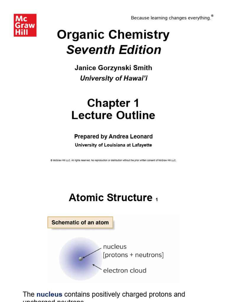 Smith 7e Ch01 LecturePPT ACCESS | PDF | Chemical Bond | Covalent Bond
