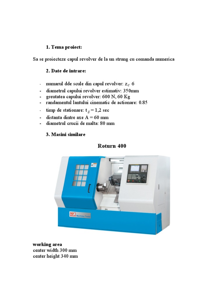 Proiectare Cap Revolver Strung CNC | PDF