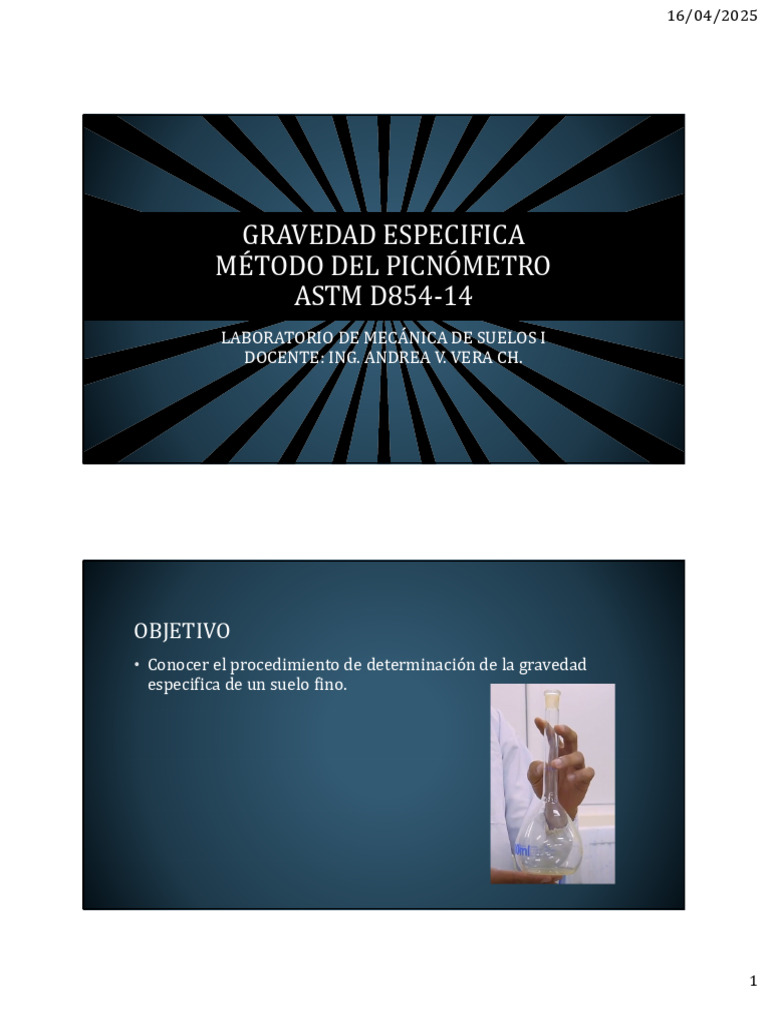 08 Gravedad Especifica | PDF | Agua