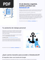 Guía para El Uso de NotebookLM | PDF | Red mundial | Internet y web