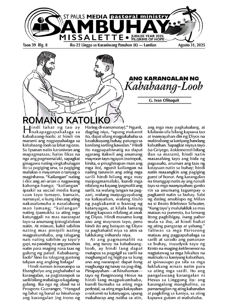 Sambuhay Tagalog August 31, 2025 | PDF
