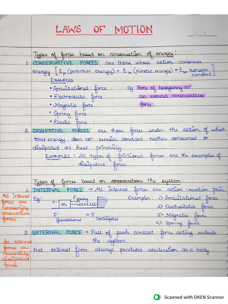 Newton's Laws of Motion and Friction | PDF