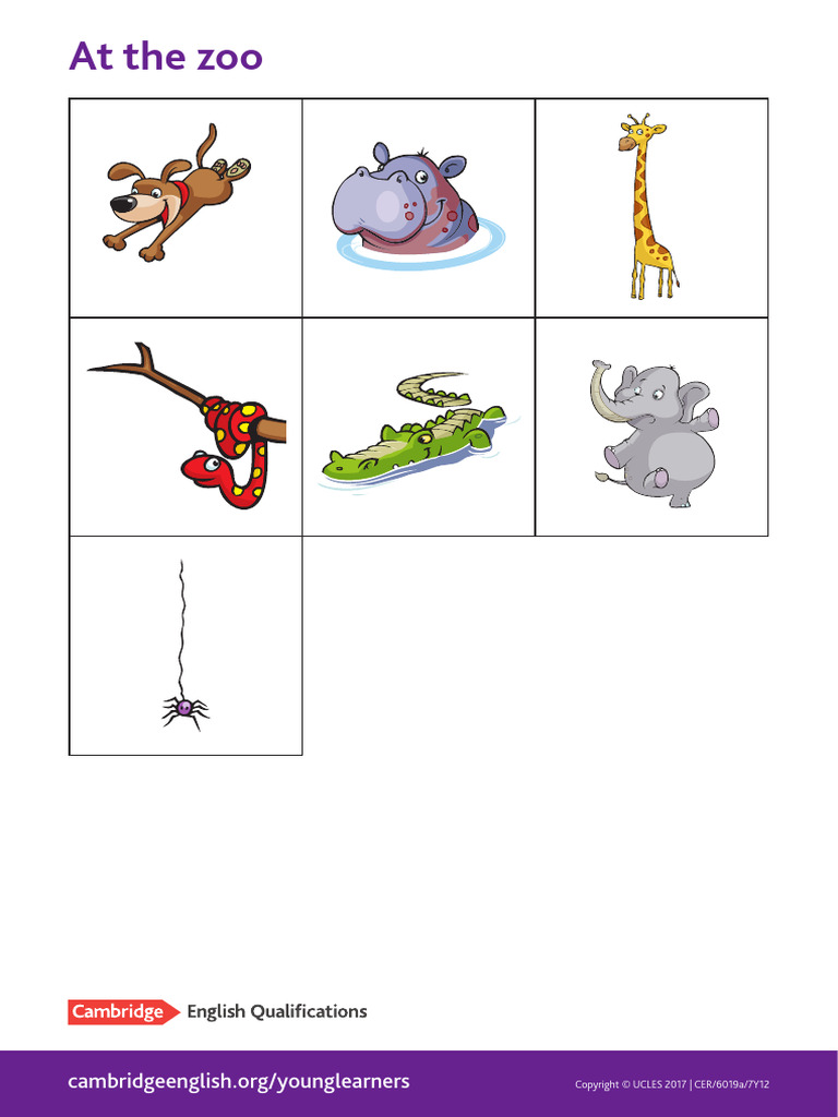 CER 6019a 7Y09 Young Learners Flash Cards Starters AB Web-5 | PDF