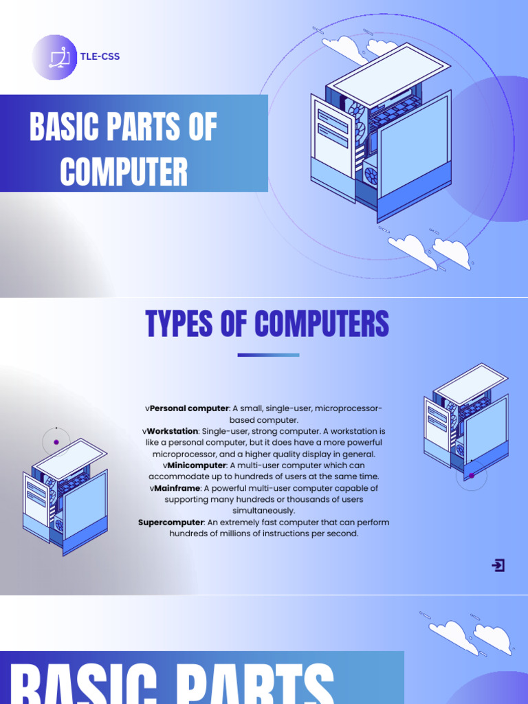 TLE-10 Lloyd Edward Almarez BASIC PARTS OF COMPUTER | PDF | Printer ...