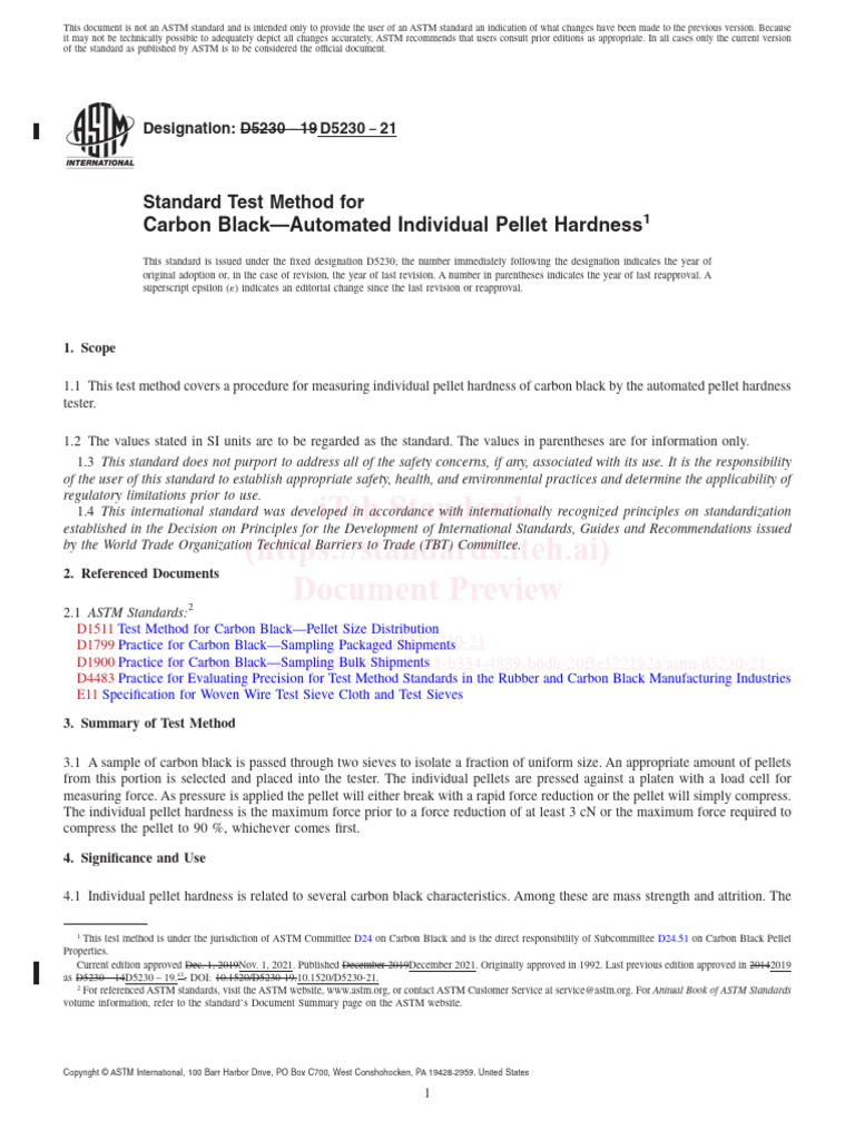 Astm D5230 21 | PDF | Hardness | Force