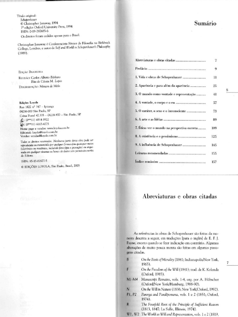 Janaway, Schopenhauer | PDF