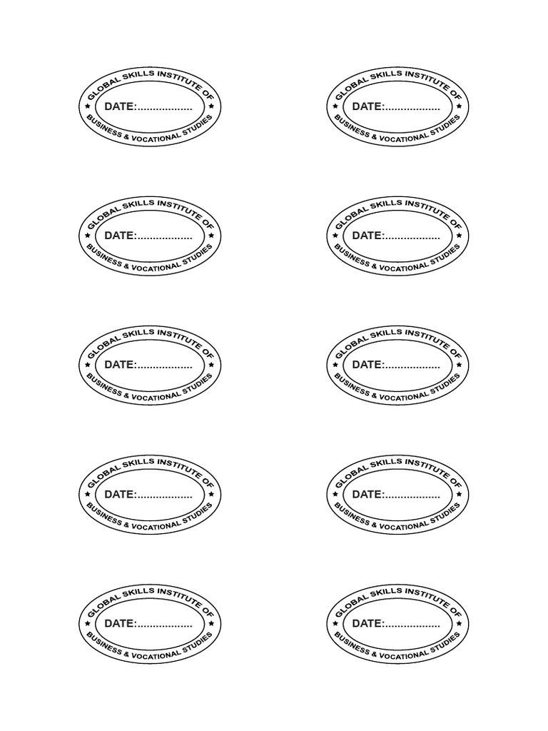 Stamp | PDF
