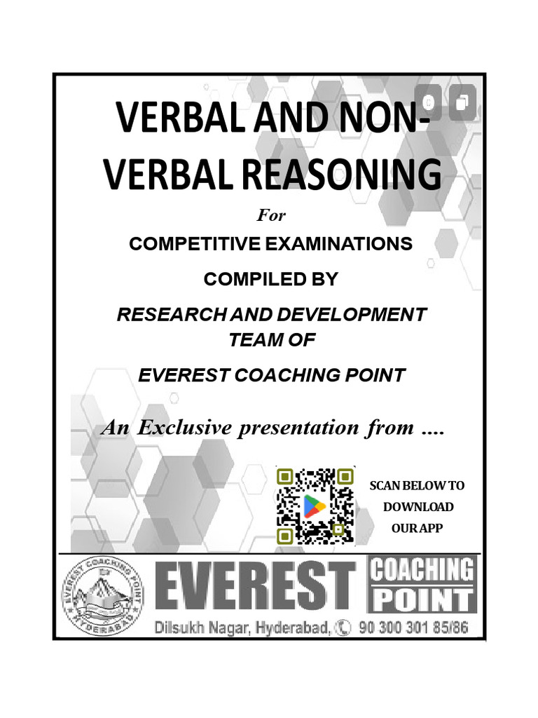 Reasoning Handouts for Competitive Exams | PDF