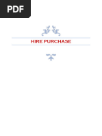 Hire Purchase - Example 1 To 10 | PDF | Interest | Deposit Account