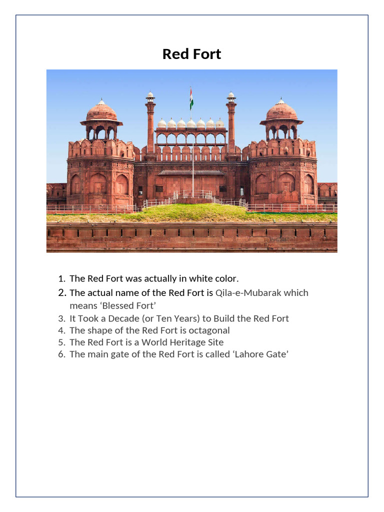 Red Fort | PDF