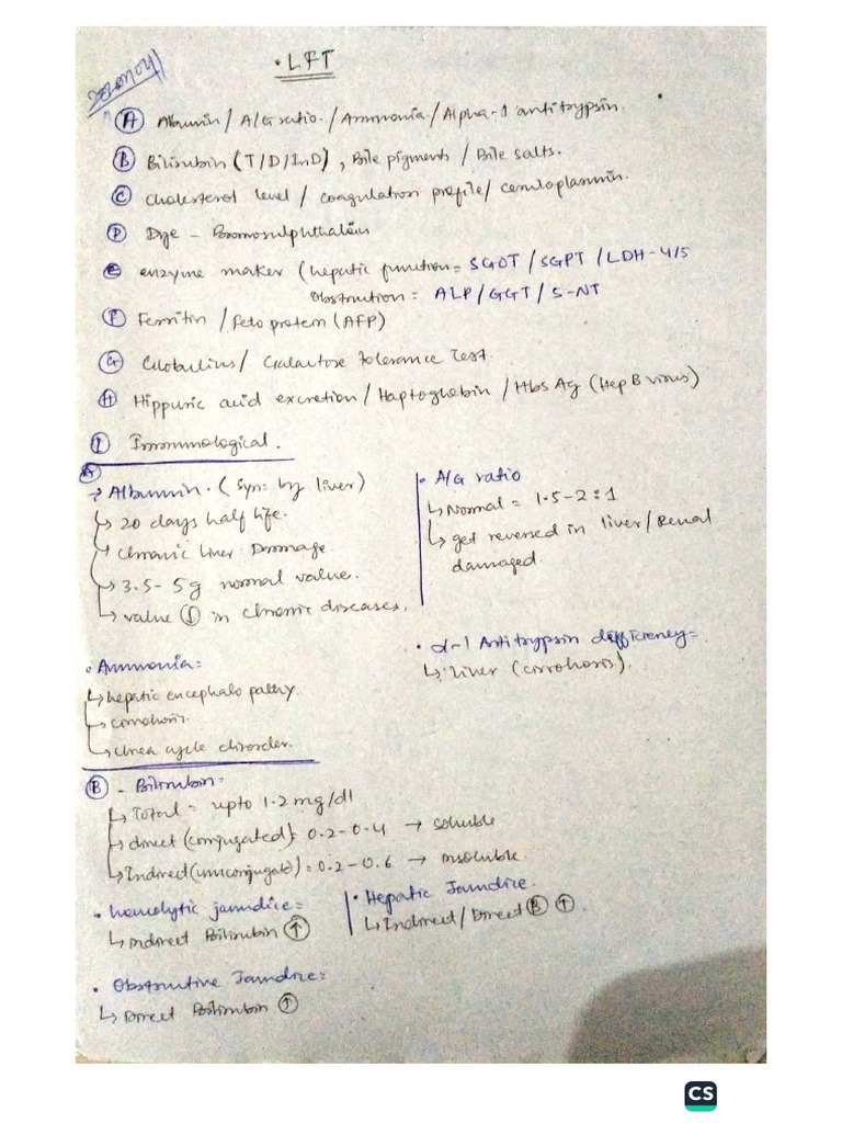 Liver Function Tests ©anu | PDF