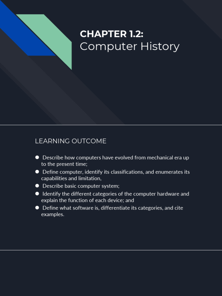 Evolution of Computers: From Past to Present | PDF | Integrated Circuit ...