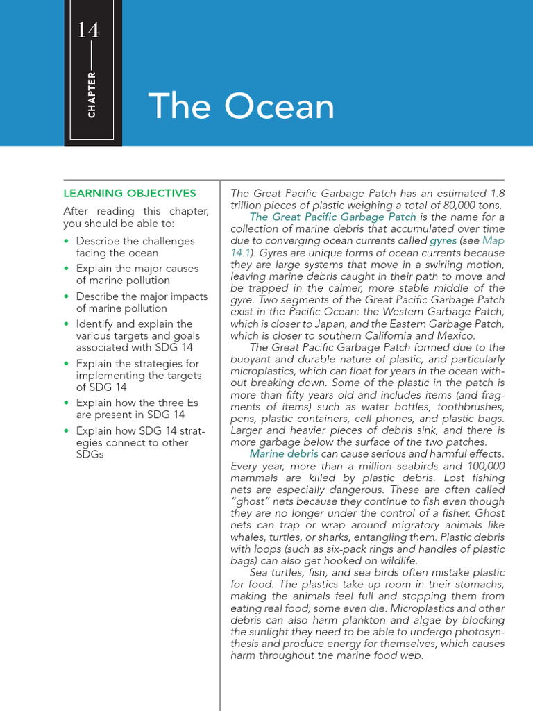Marine Pollution and SDG 14 Overview | PDF | Eutrophication | Dead Zone ...
