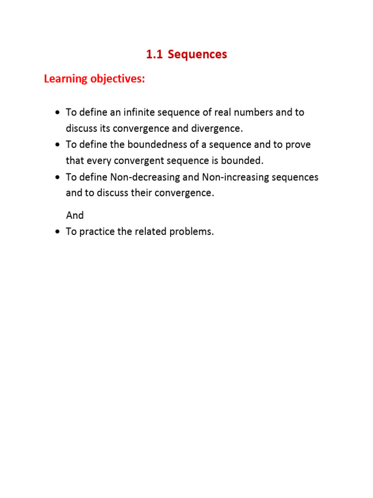 Unit 3 Sequence and Series | PDF | Limit (Mathematics) | Sequence