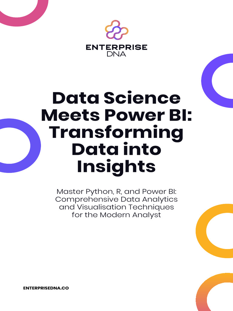 Data Science Meets Power BI Transforming Data Into Insights - Learning Overview | PDF | Data ...