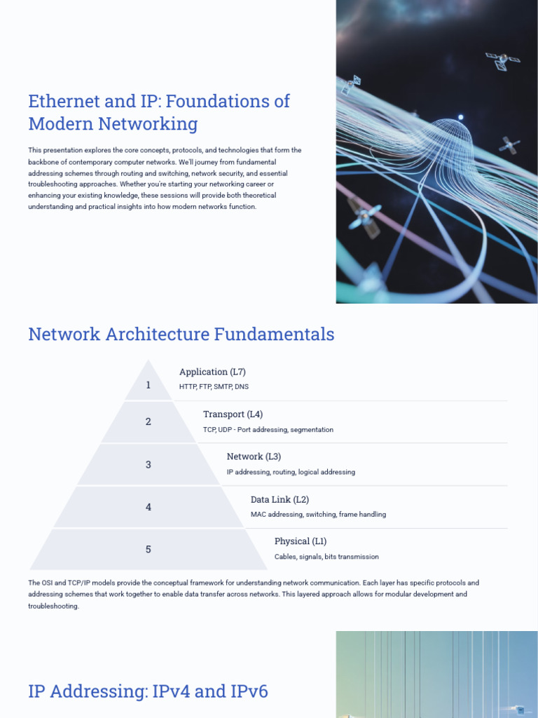 Ethernet and IP Networking Essentials | PDF | Computer Network ...