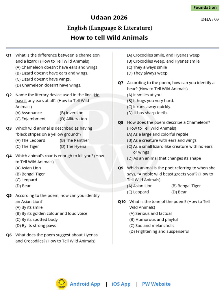 First Flight Poetry DHA 03 (Of Lecture 04) PDF | PDF