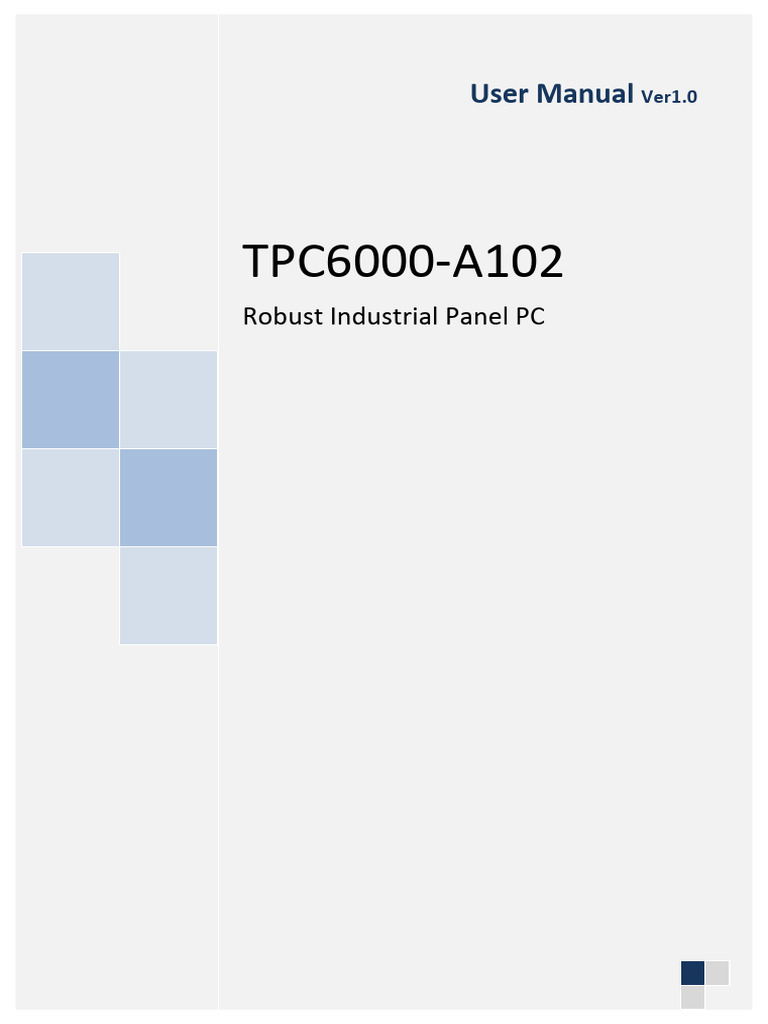 TPC6000-A102 User Manual | PDF | Bios | Usb