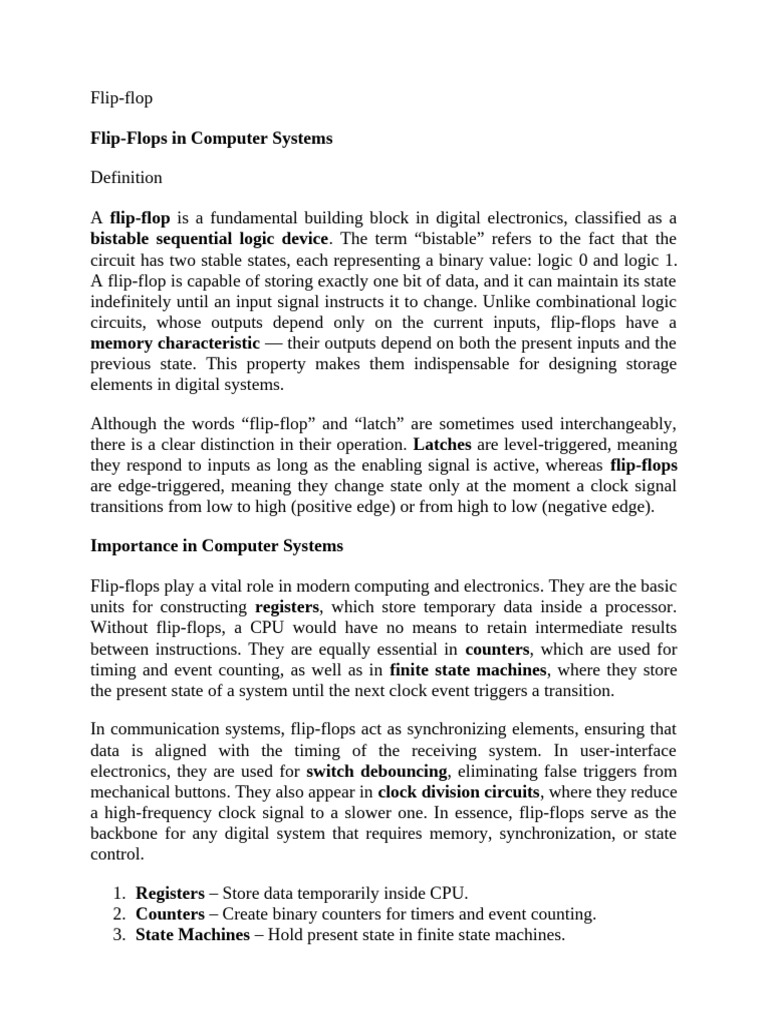 Computer Architecture Note 2025 | PDF | Central Processing Unit | Computer Architecture
