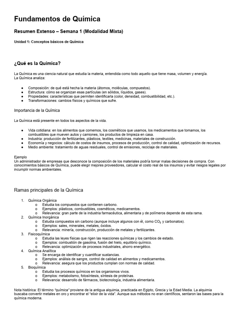 Quimica - Ramas de La Quimica - Propiedades F-Sicas y Qu-Micas - Propiedades Extensivas e ...