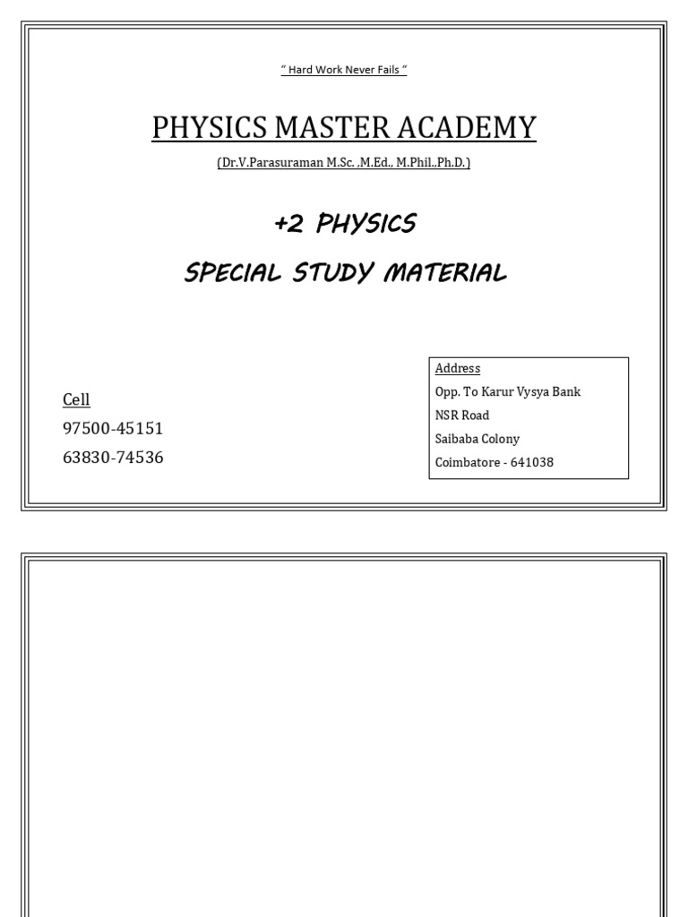 Hard Work Never Fails | PDF