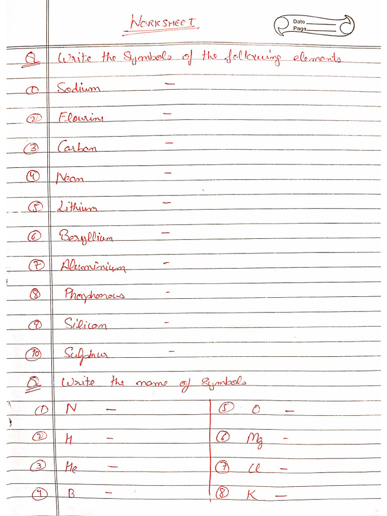Worksheet | PDF