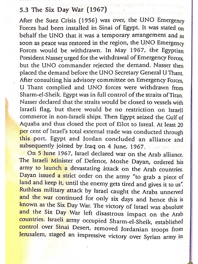Six Days War | PDF