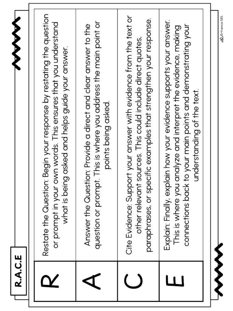 RACE Strategy Practice | PDF