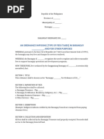 Sample Barangay Resolution Template | PDF