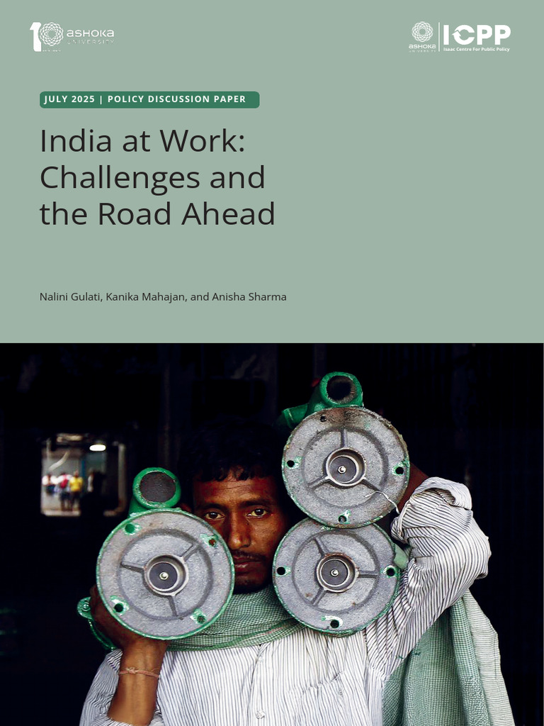 21 JUL India at Work | PDF | Workforce | Employment